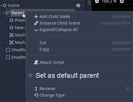 Make a "set as default parent" option like in Unity · Issue #5619 · godotengine/godot-proposals ...