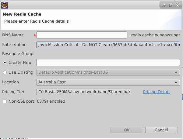 Redis Cache Workflow: UI issue · Issue #458 · microsoft/azure-tools-for ...