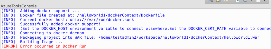 [Eclipse]Docker: An error dialog pops out after clicking Docker Run[Linux] · Issue #610 ...