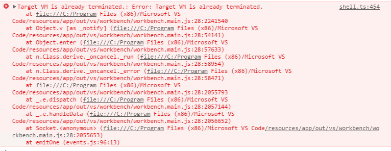 Target Vm Is Already Terminated · Issue 91 · Microsoftvscode Java Debug · Github