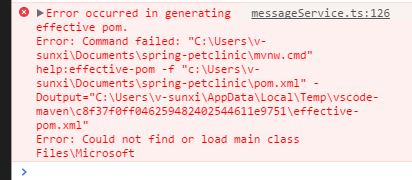 Can't effective pom file using maven wrapper · Issue #51 · Eskibear/vscode-maven · GitHub