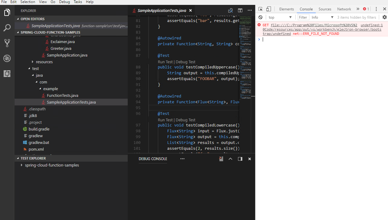An Error Occurs When Test Explorer Is Up · Issue 112 · Microsoftvscode Java Test · Github