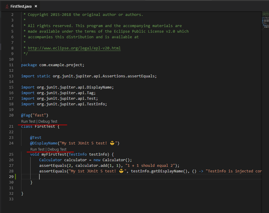 Repeated codelens · Issue #156 · microsoft/vscode-java-test · GitHub