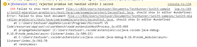 Sometimes an error occurs after clicking the navigation button · Issue #607 · microsoft/vscode ...