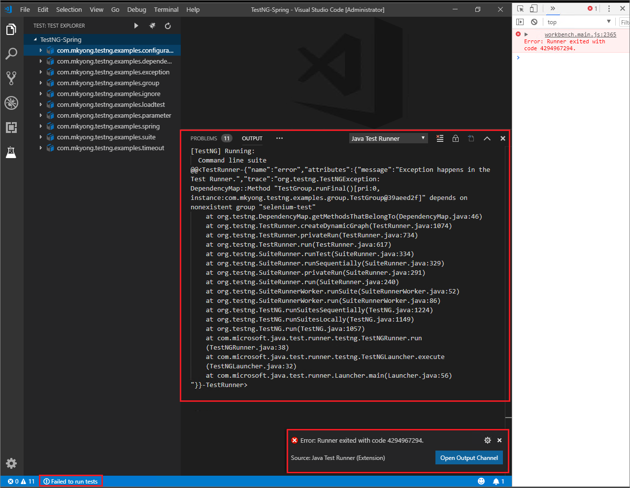 Testng Test Cases Will Be Skipped · Issue 537 · Microsoftvscode Java Test · Github