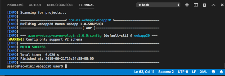 There is no warning when webapp:config v1 configurations · Issue #682 · microsoft/azure-maven ...