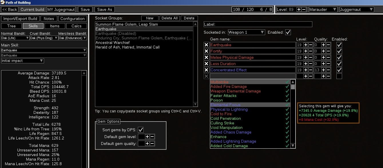 Gems missing? · Issue #867 · Openarl/PathOfBuilding · GitHub