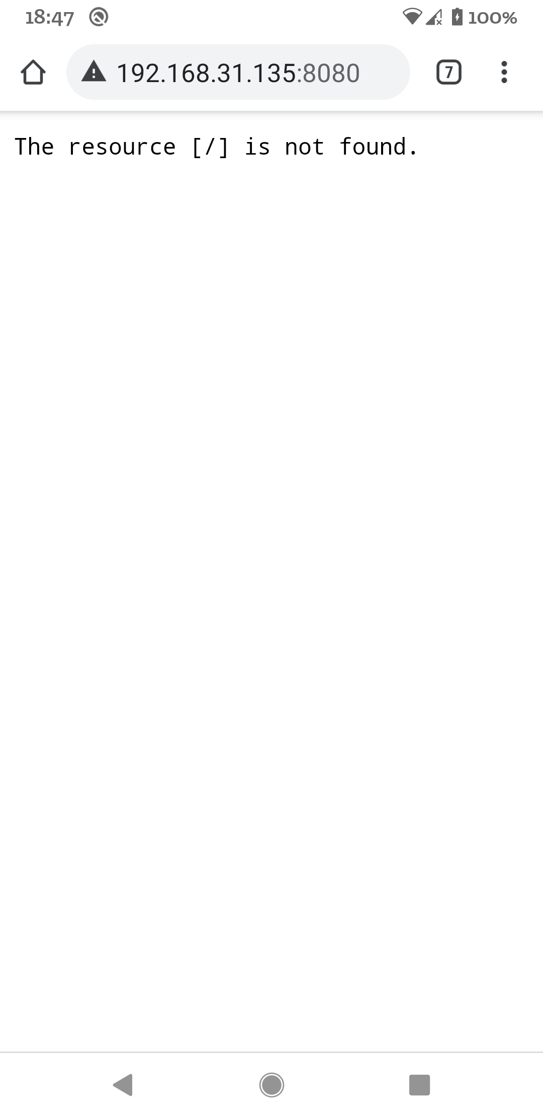 运行2.1.7版本的sample工程时提示“The resource [/] is not found” · Issue #360 · yanzhenjie/AndServer · GitHub