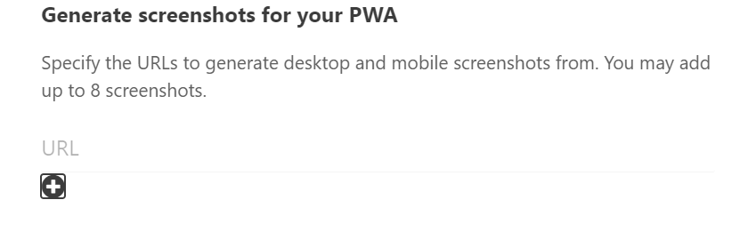 [Keyboard Navigation - PWA Builder - PWA Builder Generate] : Add URL's button is not accessible ...