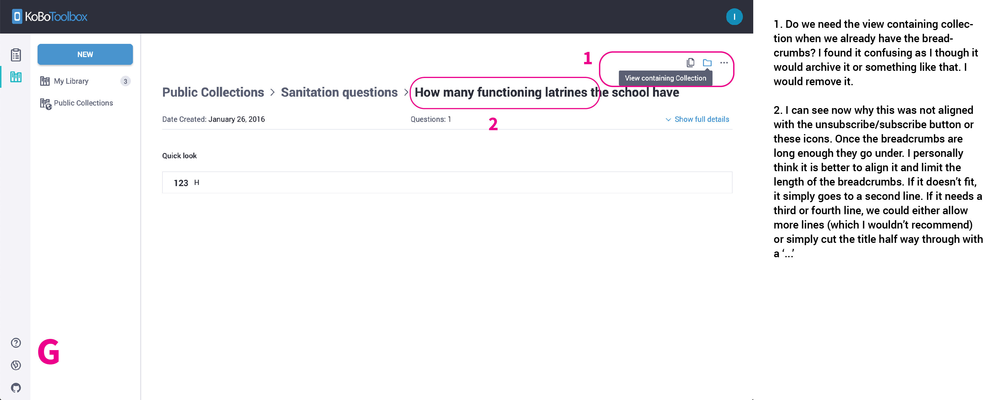 Libraries beta UX/UI review · Issue #3000 · kobotoolbox/kpi · GitHub
