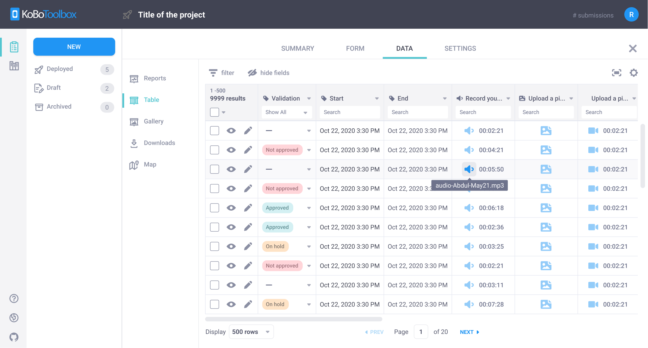 [NLP] Table Media Preview - an improved media files UI in Table View · Issue #3089 · kobotoolbox ...