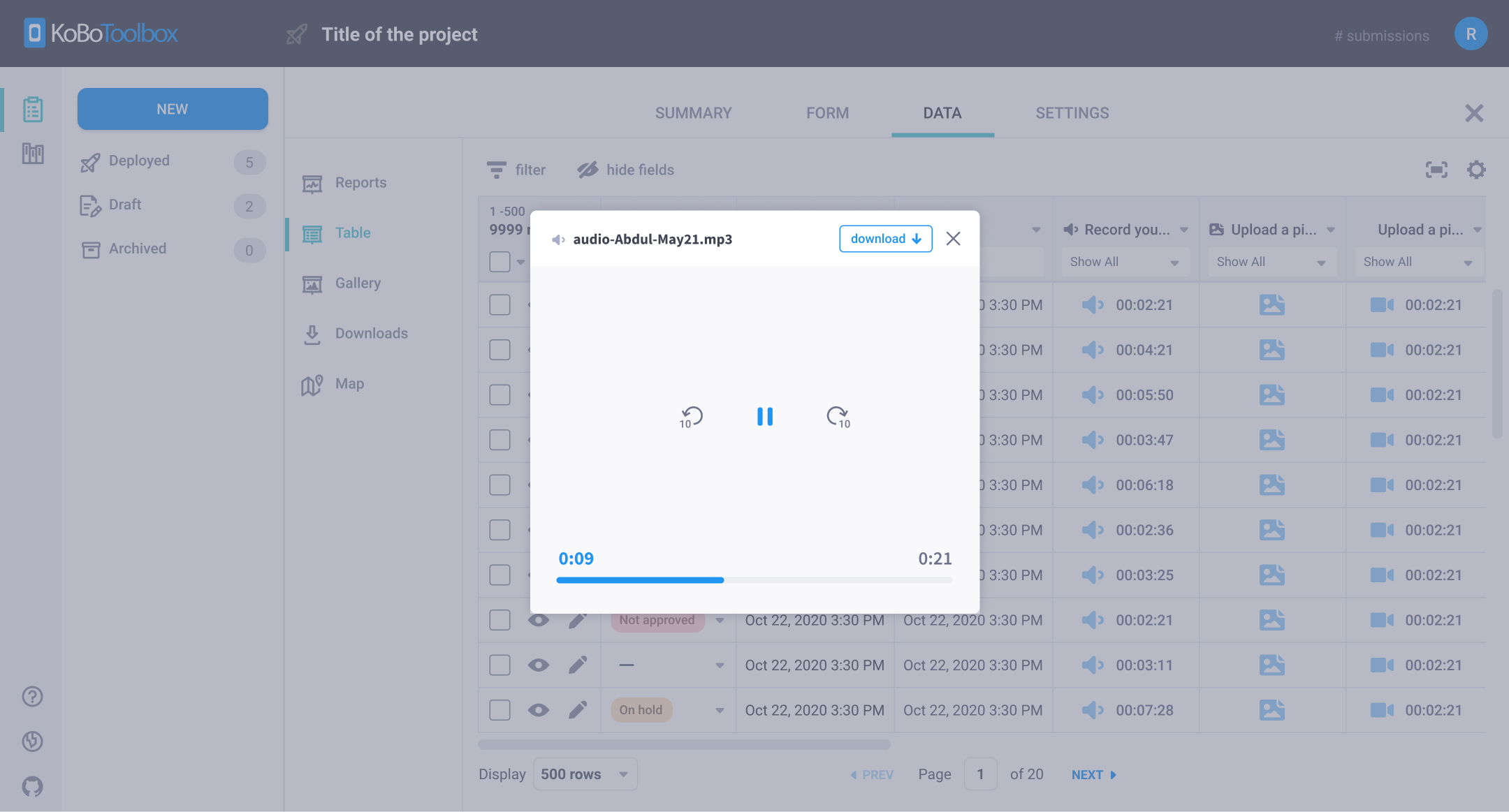 [NLP] Table Media Preview - an improved media files UI in Table View · Issue #3089 · kobotoolbox ...