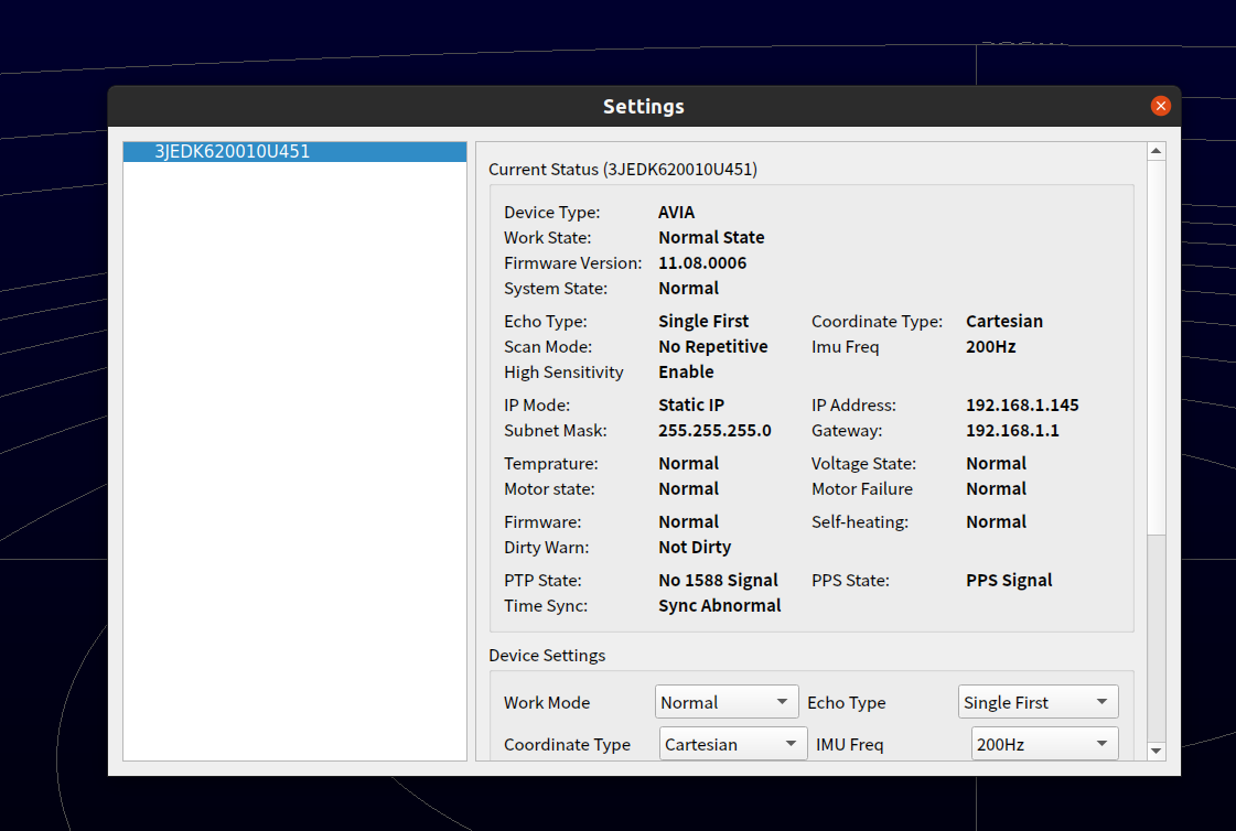 Livox Avia GPS Synchronization · Issue #202 · Livox-SDK/Livox-SDK · GitHub