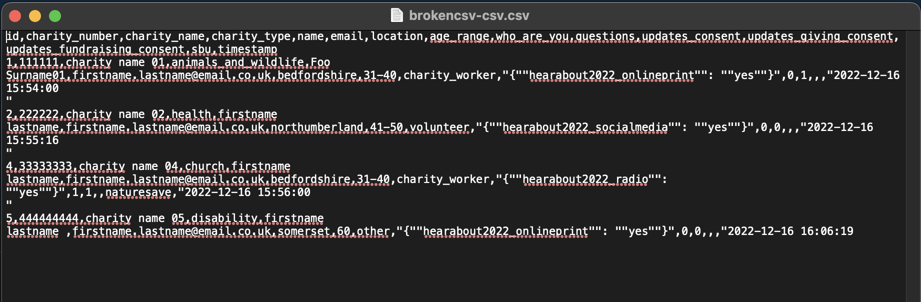 Csv Table Export On M2 Mac Creates Additional Row With In Between 6990