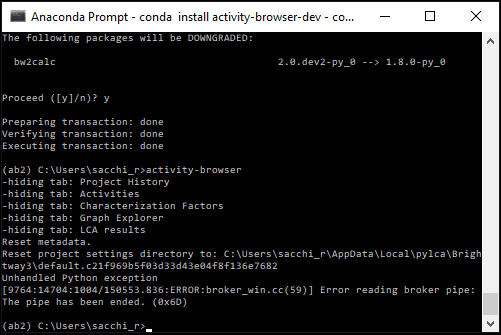 I am having trouble in launching Activity-browser · Issue #656 · LCA-ActivityBrowser/activity ...