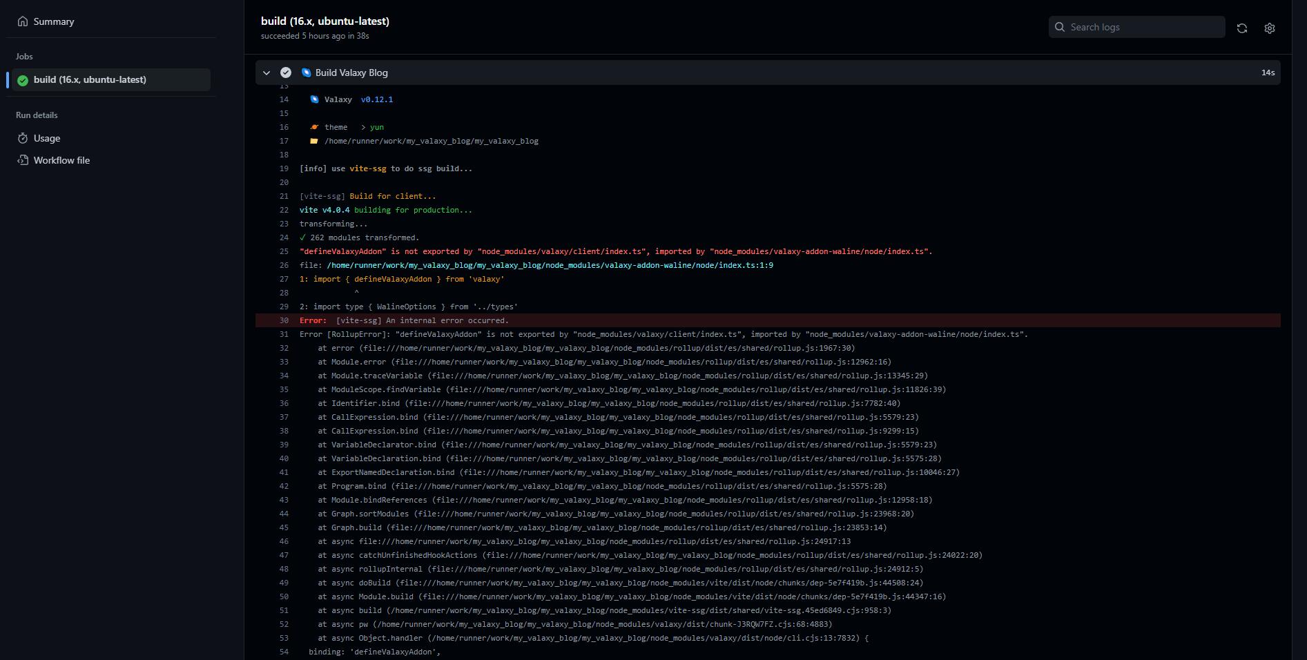 0.12.1 build时 出戳 · Issue #147 · YunYouJun/valaxy · GitHub