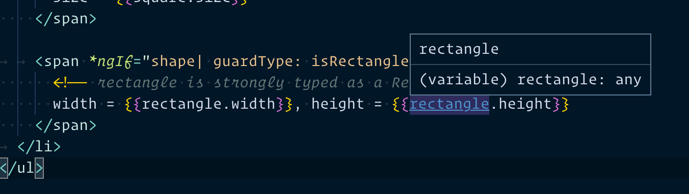 Discriminated union types not resolved properly with ngSwitch · Issue #34522 · angular/angular ...