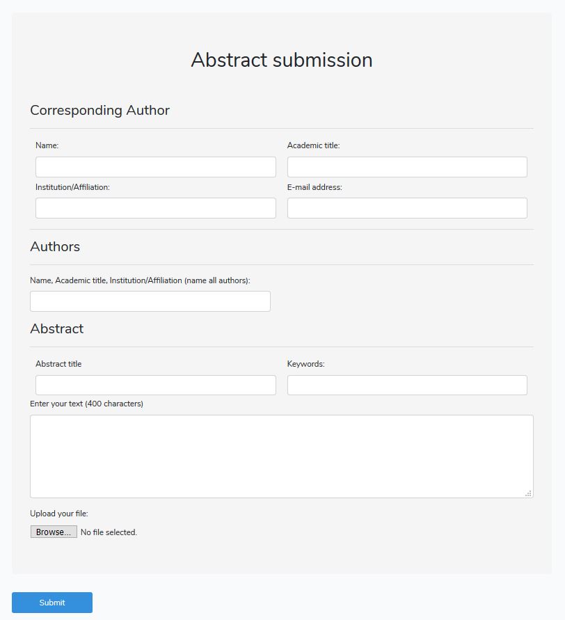 GitHub - Igor-Butorac/Form-for-abstract-submission: Form for abstract ...