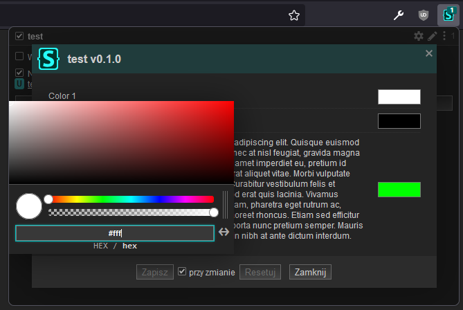 [Bug] Color picker's position in the style config · Issue #1537 · openstyles/stylus · GitHub