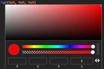 [Bug] Color Picker red color gives NaN · Issue #1566 · openstyles/stylus · GitHub