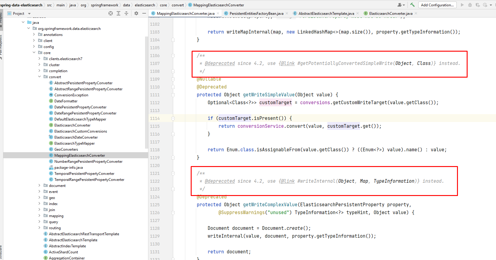 Unobvious Javadocs in the "org.springframework.data.elasticsearch.core.convert ...