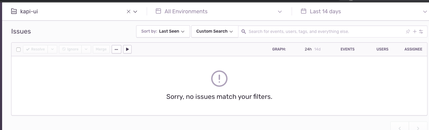 Sentry issues not visible under project? · Issue #401 · getsentry/self-hosted · GitHub