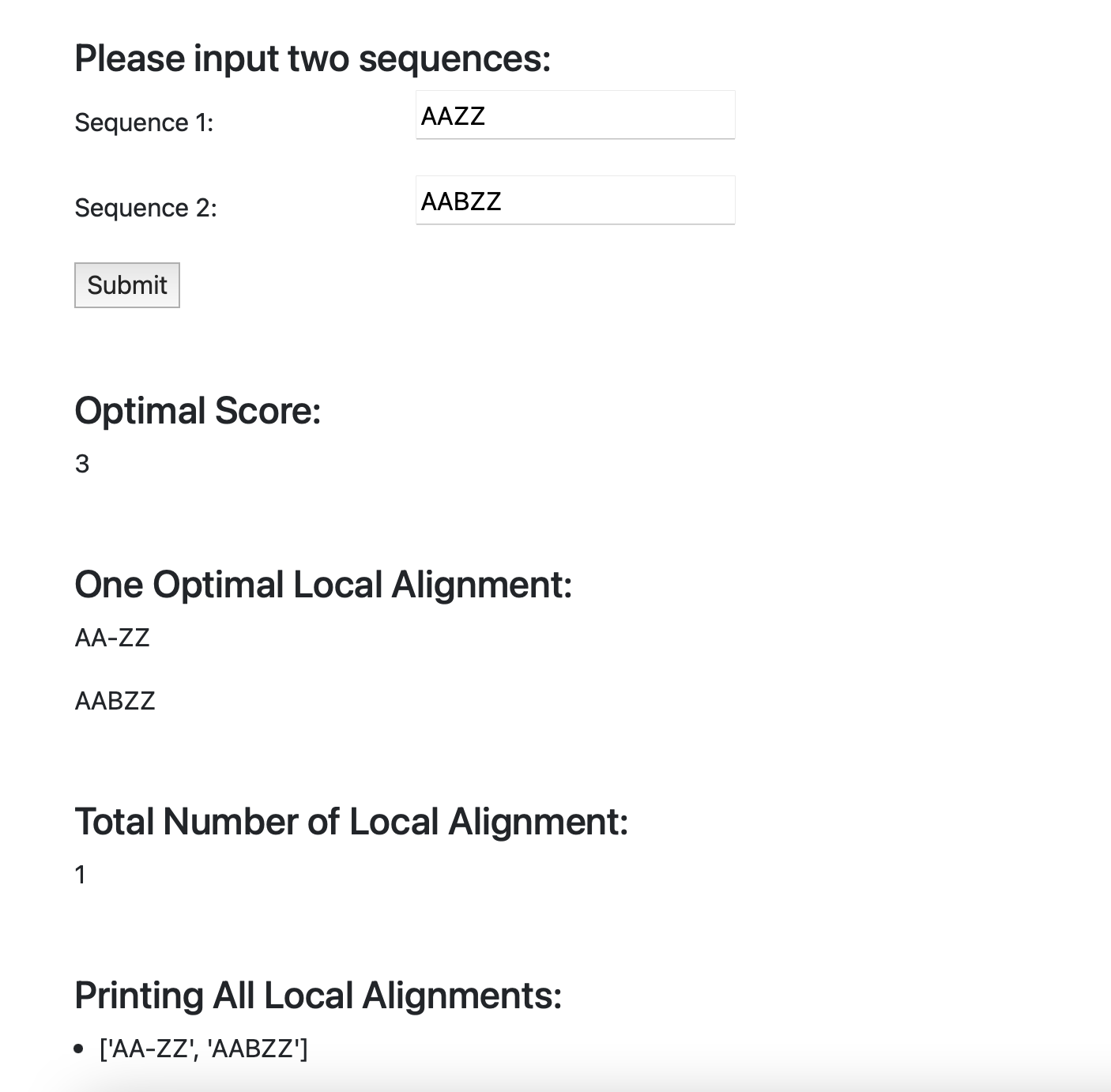 GitHub - xixi2001/CS-466-Project-Efficient-Local-Alignment-Algorithms