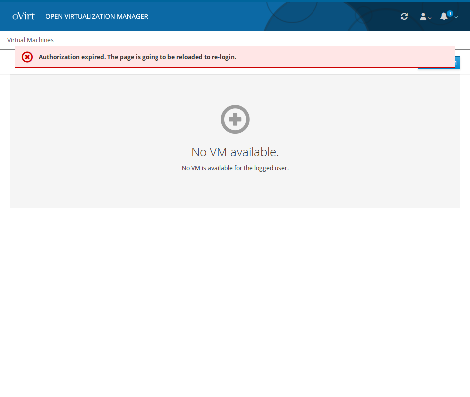 Session Timeout Should Follow The Patternfly Session Timeout Pattern · Issue 598 · Ovirtovirt
