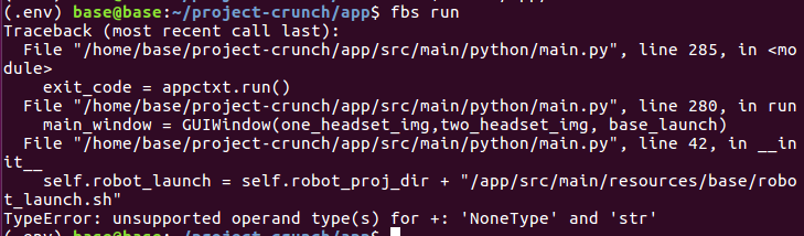 Finish providing error handling for missing env. variables when running ...