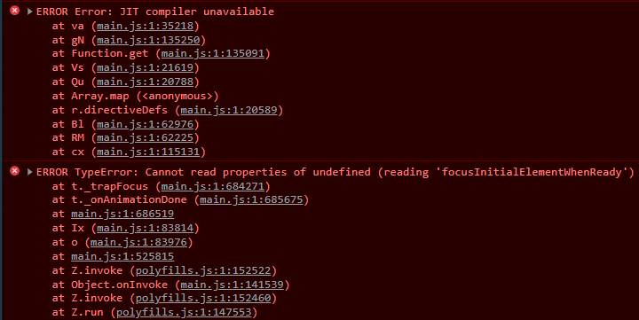 Infomapper using Angular 13 won't open Data Table Dialog · Issue #19 · OpenWaterFoundation/owf ...