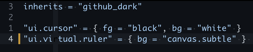 Help setting rulers + cursor colors · helix-editor helix · Discussion #7108 · GitHub