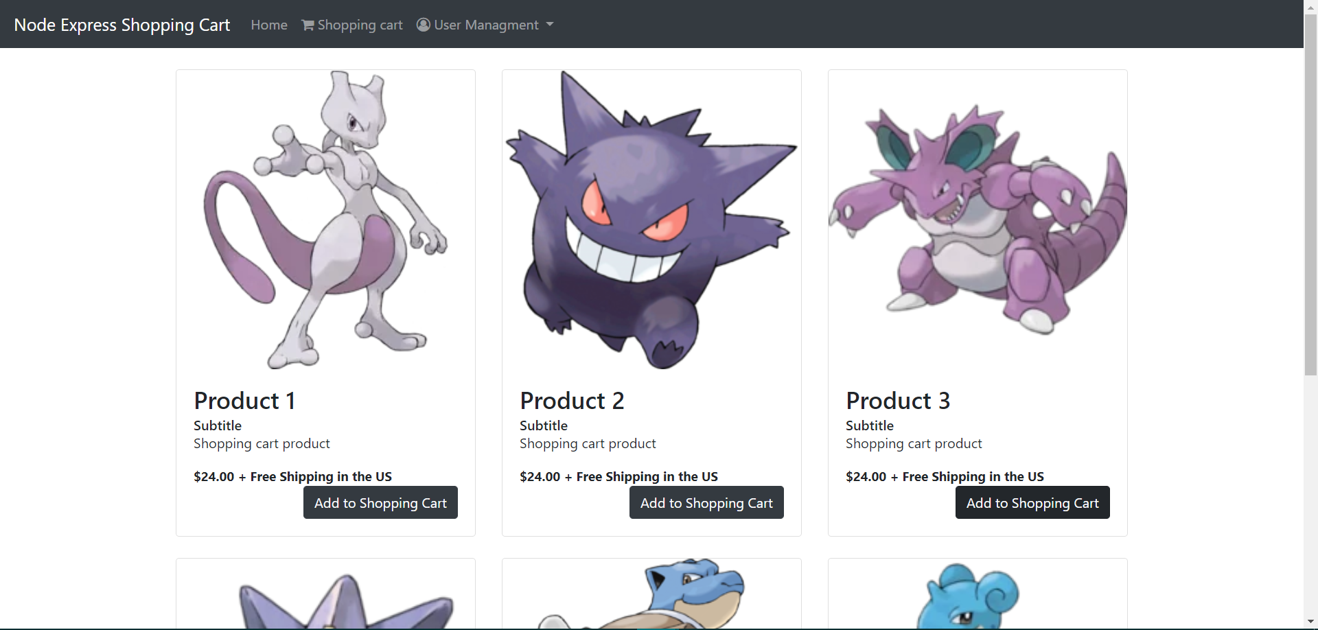 Github Blakeredwolfnode Express Shopping Cart A Clean Safe And Easy To Implement Ecommerce