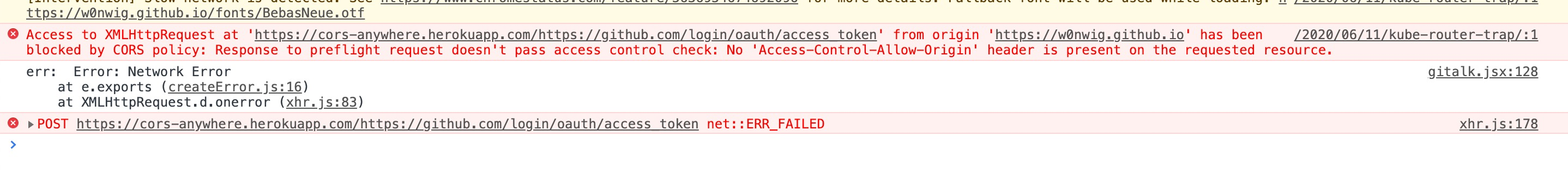 跨域问题有人出现过吗？ · Issue #392 · gitalk/gitalk · GitHub