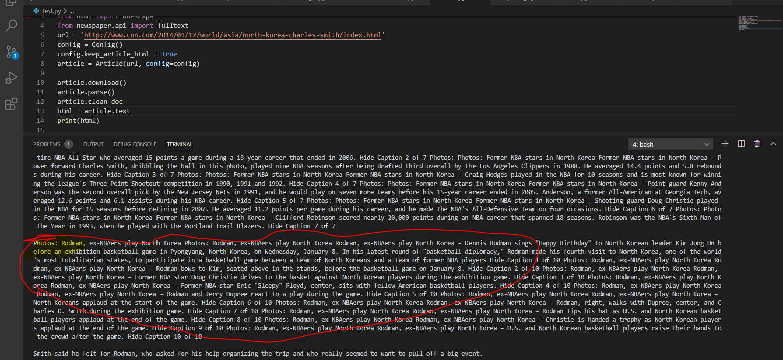 Newspaper not scraping full content or picking up random sentences in article. · Issue #799 ...