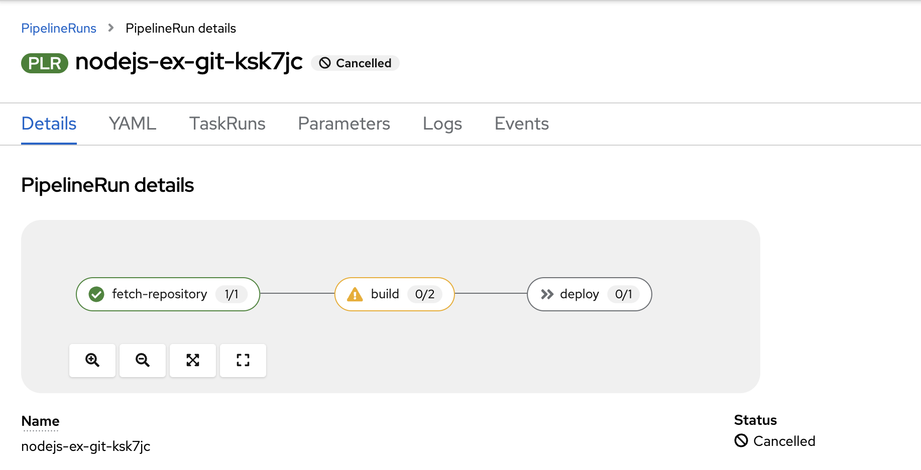[Tekton] Spike: Identify in which situations PipelineRun task nodes are inconsistent · Issue ...