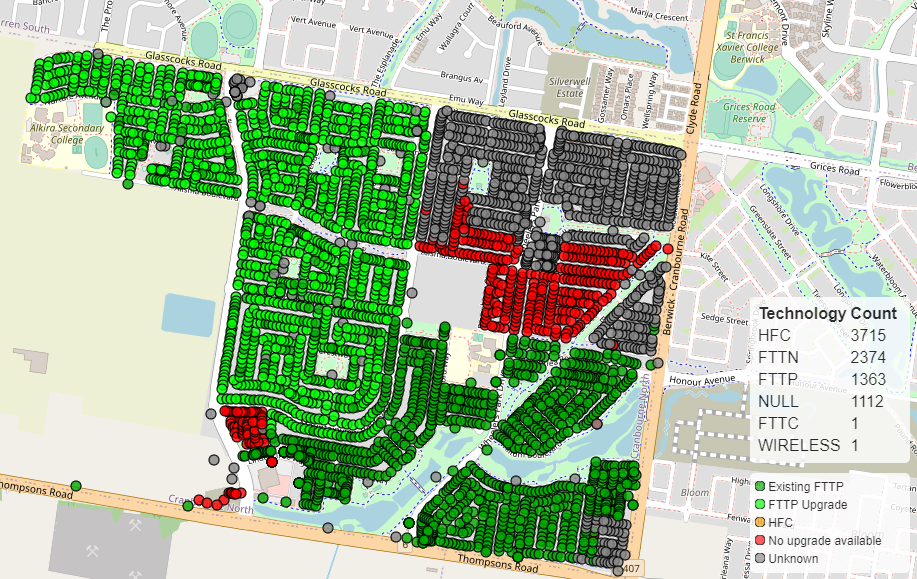 Cranbourne North VIC - Large number of unmatched properties · Issue ...