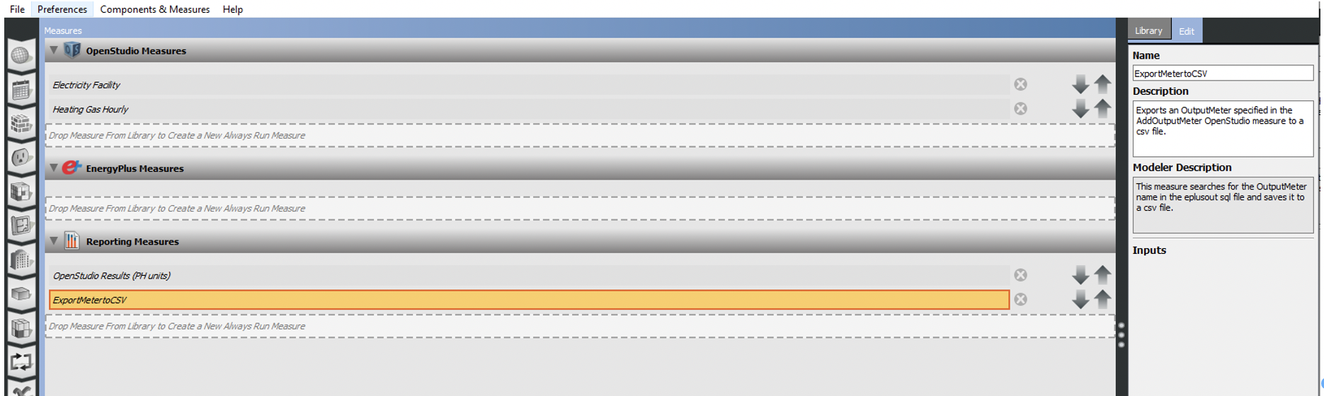 Missing fields for some measures in the measure tab · Issue #267 · openstudiocoalition ...