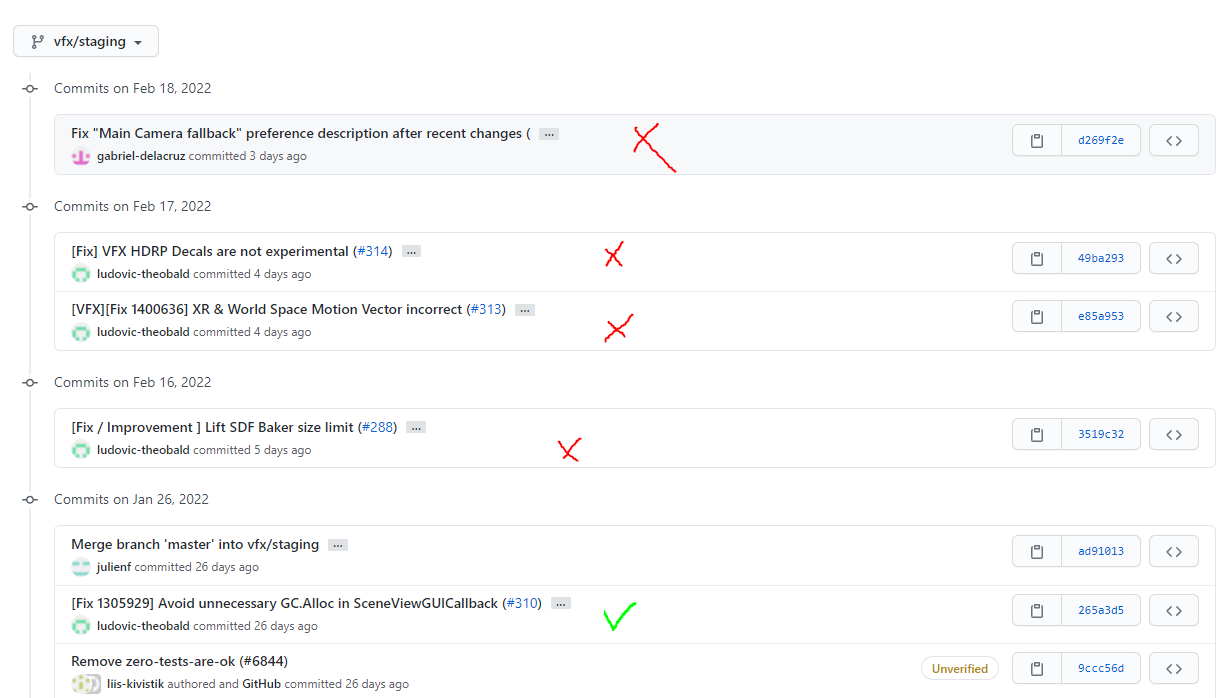 VFX staging by julienf-unity · Pull Request #7212 · Unity-Technologies/Graphics · GitHub