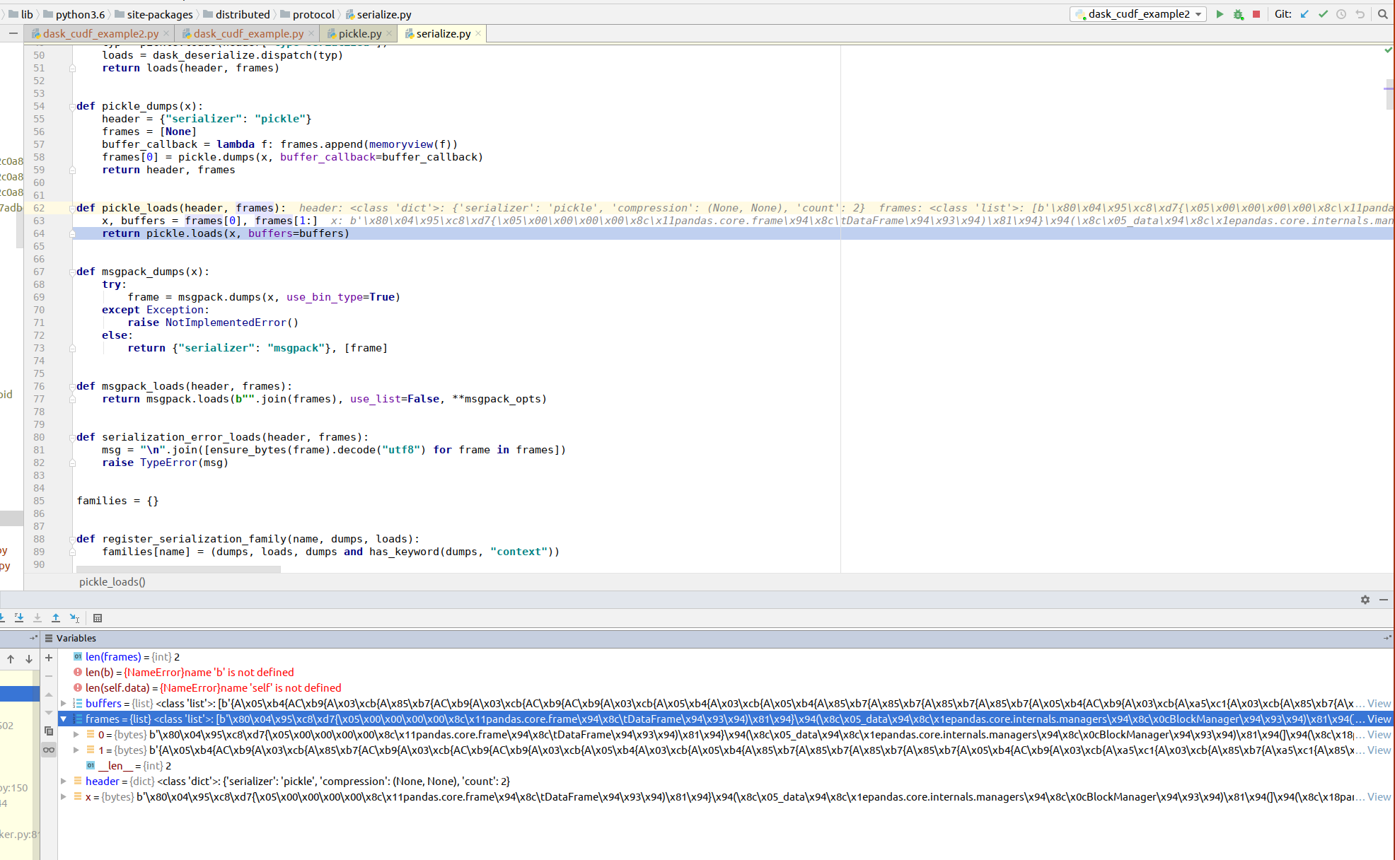 KeyError: 'lengths' · Issue #4314 · dask/distributed · GitHub