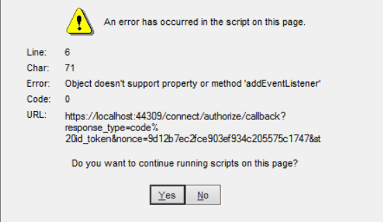 WinForms Windows authentication - Callback javascript error (release 2.4.0) · Issue #3121 ...