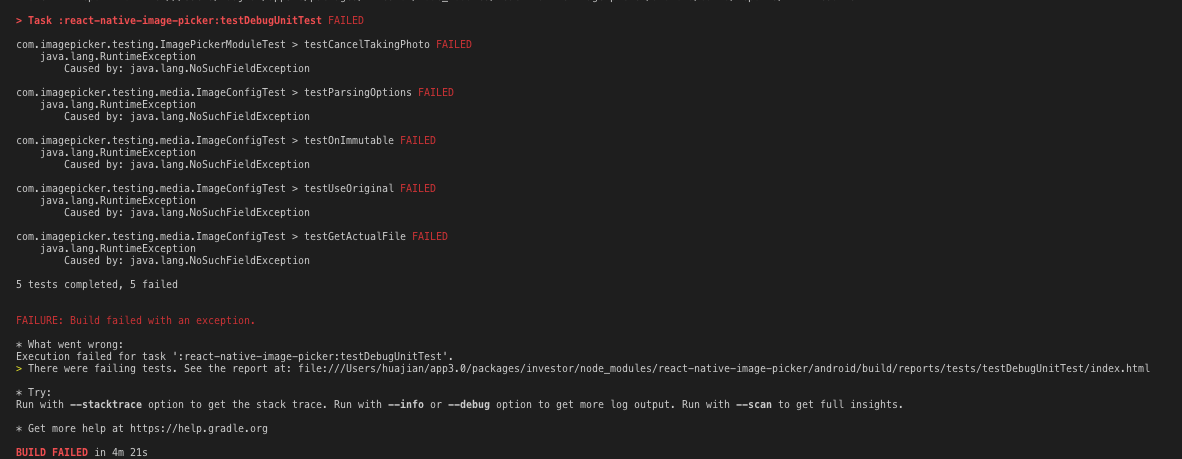 Testonimmutable Fails With Java Lang Nullpointerexception · Issue 972 · React Native Image