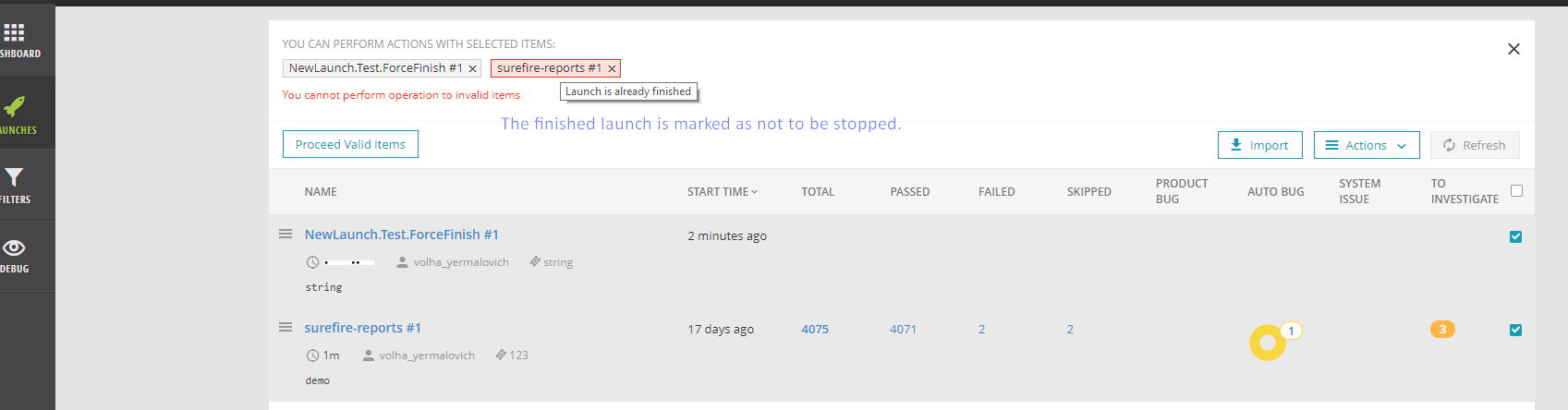 Force Finish Fails For Multiple Selection If There Is A Complete Launch · Issue 222