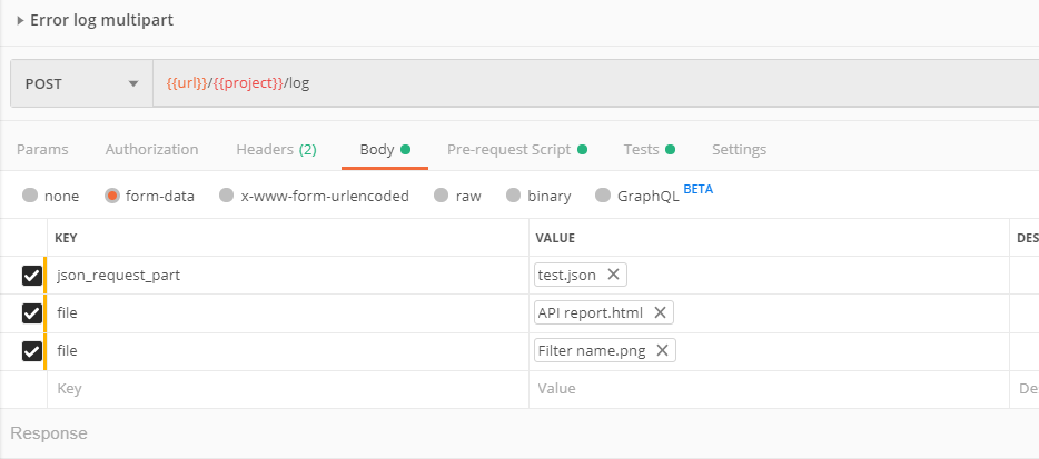 Not able to attach file into logs with REST API · Issue #748 ...