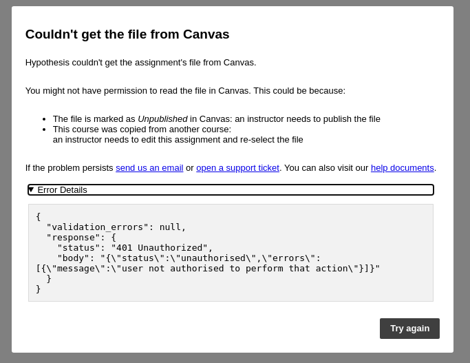 Show error message for course-copied Canvas Files assignments · Issue ...