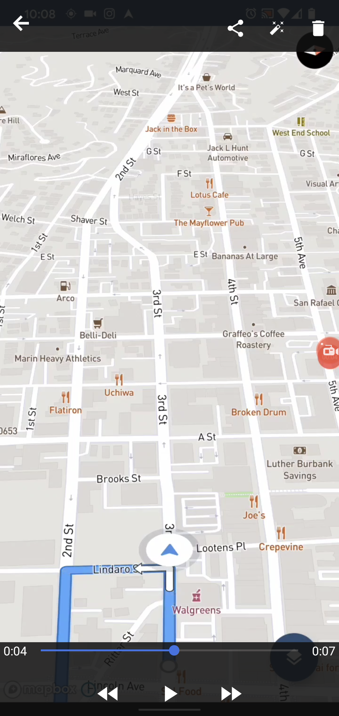 On re-route the full route line is briefly visible. · Issue #3246 · mapbox/mapbox-navigation ...