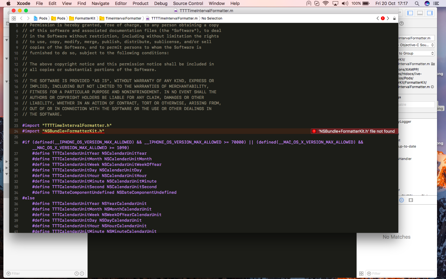 fatal error: 'NSBundle+FormatterKit.h' file not found · Issue #239 · FormatterKit/FormatterKit ...