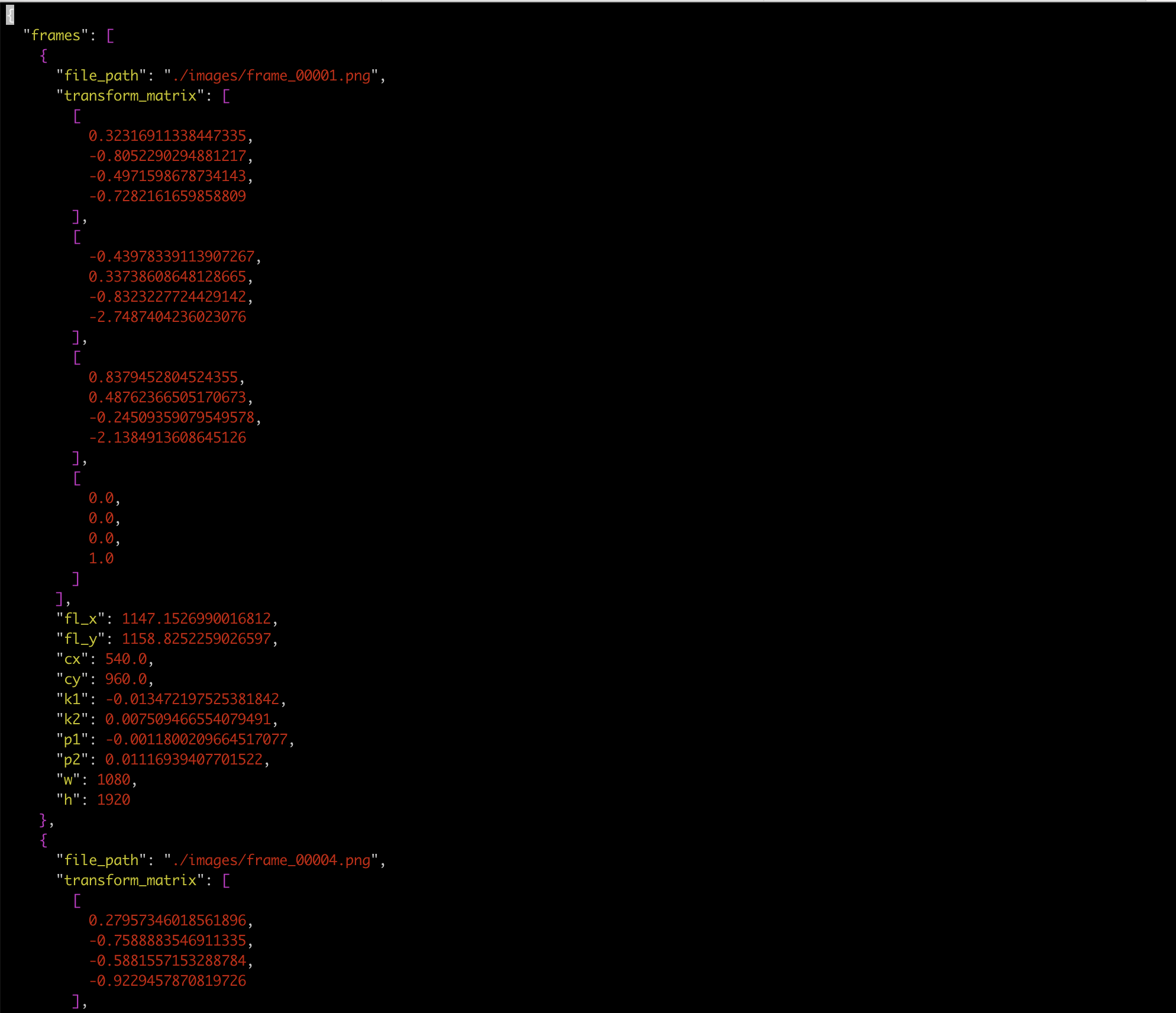Cameras with different paramters (intrinsics / distortion ...) · Issue #868 · nerfstudio-project ...