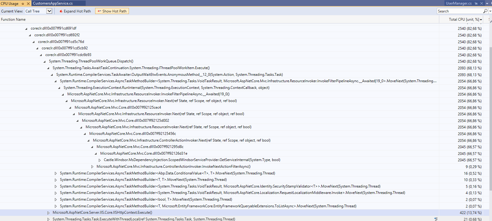 Castle Windsor performance problems · Issue #5604 · aspnetboilerplate/aspnetboilerplate · GitHub