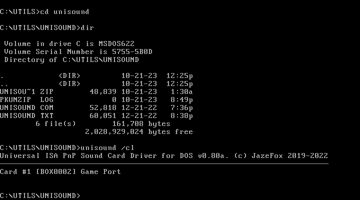 Attaching a Joystick to a Sound Card Causes the Card to Not Be Detected · Issue #3778 · 86Box ...