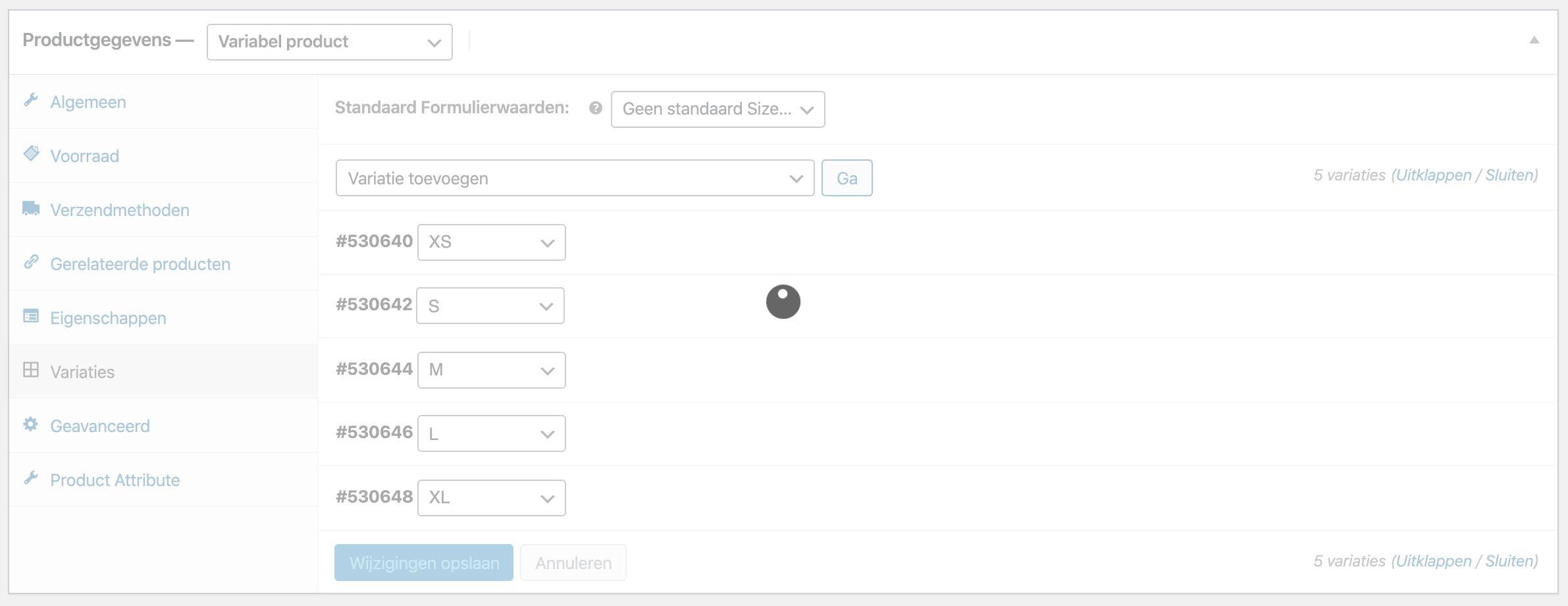 Woocommerce 380 Product Attribut And Variations Wont Load · Issue 24979 · Woocommerce 
